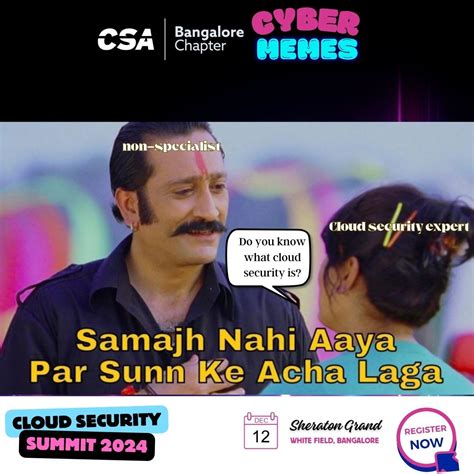 Cloud Security Alliance Bangalore Chapter On Linkedin Cybersecurity Cloudsecurity