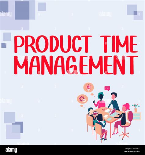 Conceptual Caption Product Time Management Business Showcase Process