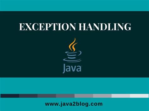 Exception Handling And Logging In Java Best Practices Updated