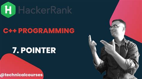 Pointer In Cpp Hackerrank Hackerrank Pointer C Solution Hackerrank Cpp Youtube