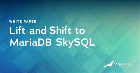Database Webinars Whitepapers And Datasheets Mariadb Mariadb