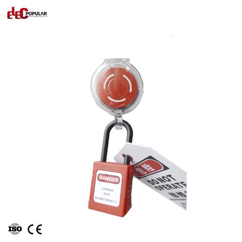 Safety Electrical Switch Push Button Lockout Device China Emergency Stop Safety Lockout And