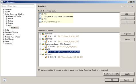 How To Use Xdm Genalg In Ccs Code Composer Studio Forum Code Composer Studio Ti E E