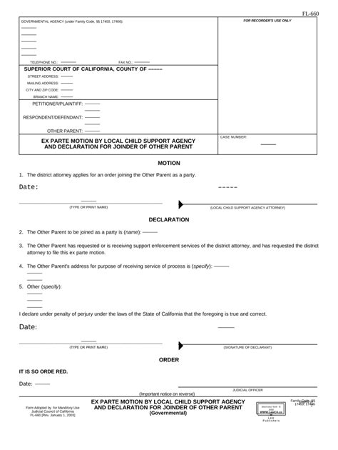 Ex Parte Motion Fill Out And Sign Online Dochub
