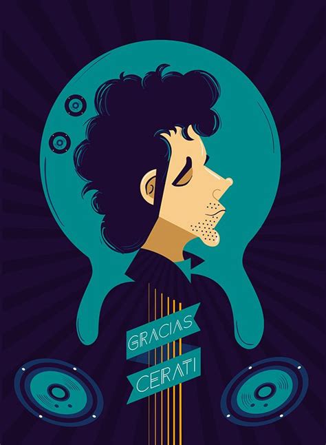 Illustration Of Gustavo Cerati On Behance Rodolfo Jofre Soda Stereo