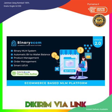 Jual Binaryecom V20 Nulled Ecommerce Based Mlm Platform Php Script