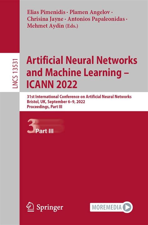 Lecture Notes In Computer Science Artificial Neural Networks And Machine Learning Bol