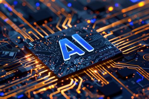 Artificial Intelligence Microchip Powering Future Technology Premium Ai Generated Image