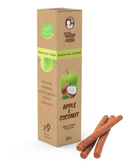 Фруктовые палочки Иван-поле «Яблоко с кокосом» | отзывы