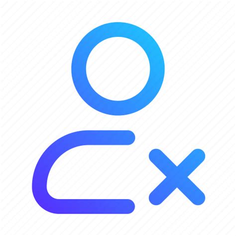 Delete Account Remove User Unfriend Icon Download On Iconfinder