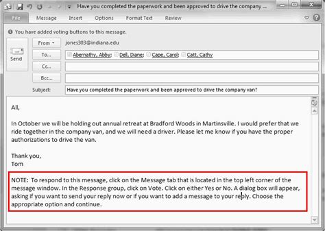 Voting Email Template Williamson Ga Us