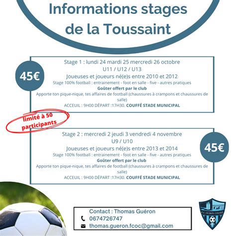 Actualités Fc Oudon Couffé