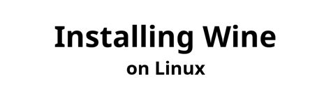 Manjaro How To Install Wine On Manjaro