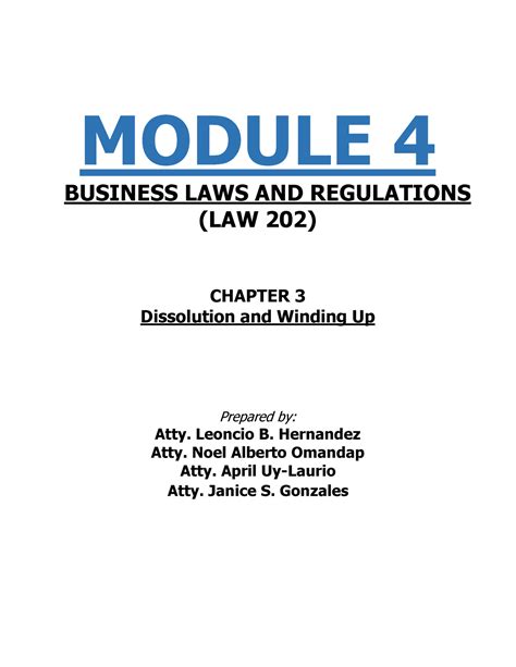 Module 4 Module 4 Lecture Notes Module 4 Business Laws And