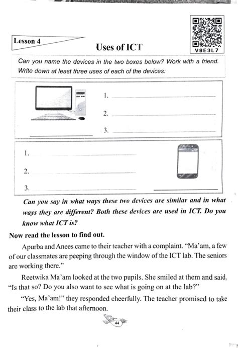 Scert Class 6 English Chapter 4 Read Books Pdf । Uses Of Ict