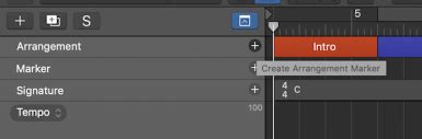 Logic Pro How To Insert An Arrangement Markers Section