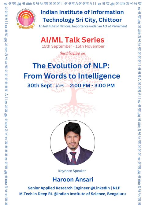 Ai Machinelearning Nlp Artificialintelligence Talkseries Linkedin
