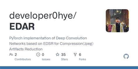 Github Developer0hyeedar Pytorch Implementation Of Deep Convolution Networks Based On Edsr