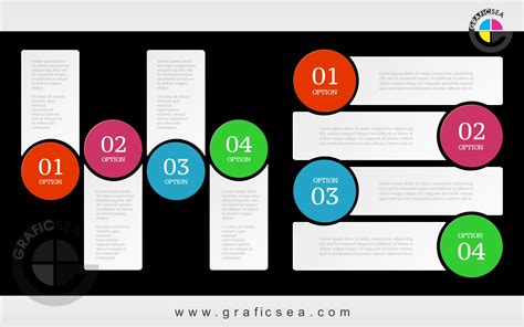 2 Style 4 Step Infographic Vector Design Free Download Graficsea