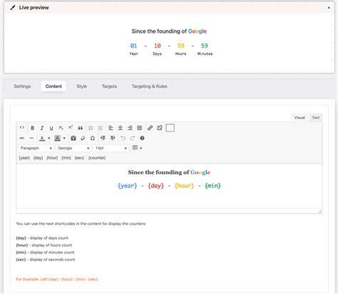 Documentation For Wordpress Plugin Counter Box Pro
