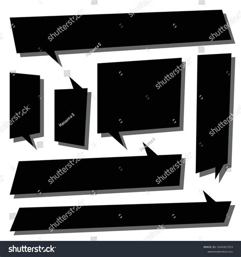 Vector Collection Set Dialog Box Designs Stock Vector Royalty Free 2245427253 Shutterstock