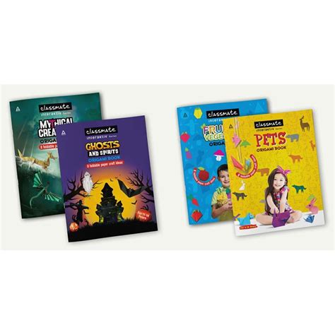 Classmate Interaktiv Origami Craft Book Pack Of 2 And Classmate