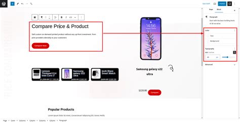 Product Comparison Woocommerce
