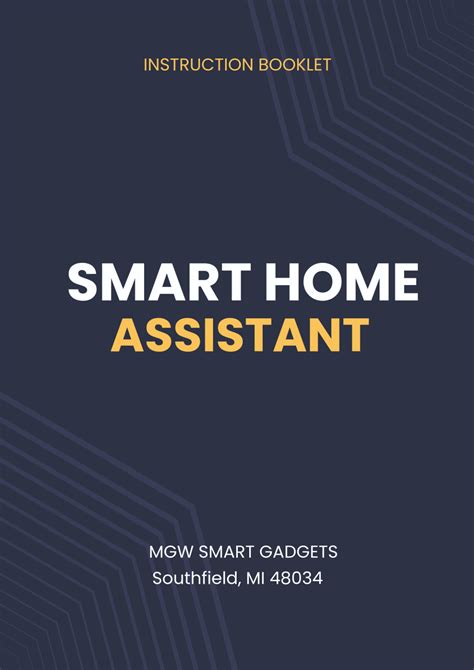 Free Instruction Booklet Template To Edit Online