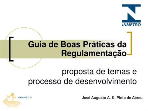 PPT Guia de Boas Práticas da Regulamentação PowerPoint Presentation ID