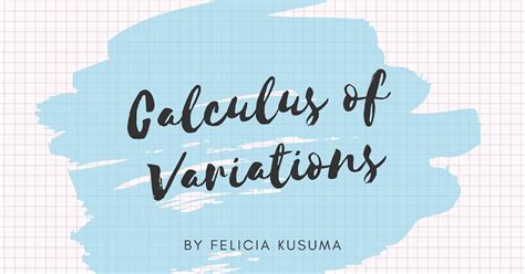 Calculus Of Variation