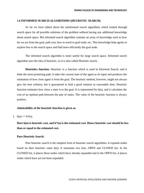 informed search pdf algorithms and data structures theoretical