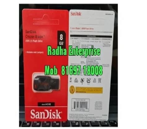 Sandisk Cruzer Blade Gb Usb Pen Drive At Rs Piece Pen Drive In Mumbai Id