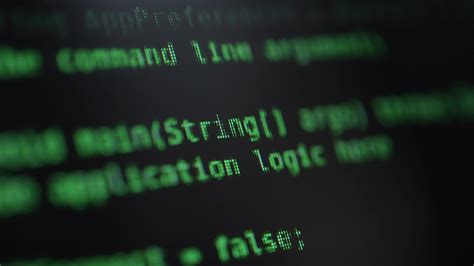 Hacking Concept Green Running Commands On The Computer Screen 24307842 Stock Video At Vecteezy