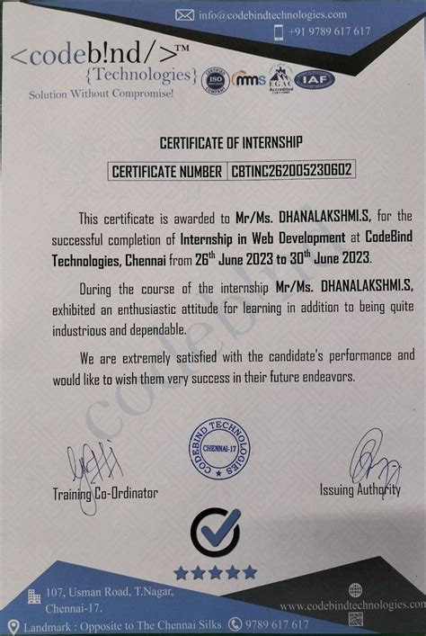 Dhana Lakshmi On Linkedin Webdevelopment Internship Webdevelopment