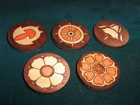 Handmade Pai Sho Tiles From The Show Avatar The Last Airbender The