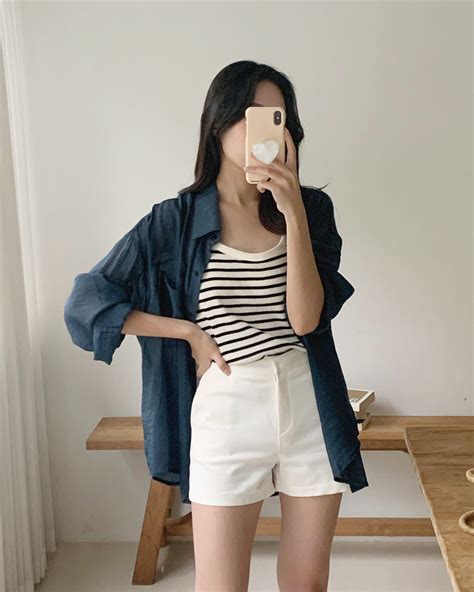 1015마켓 여름원단 ️여름필수템 웨스 시스루 오버핏 셔츠