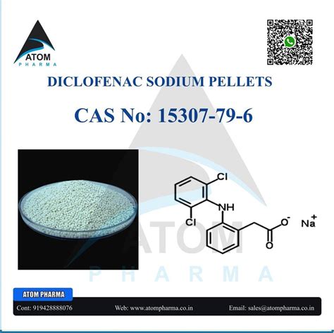 Diclofenac Sodium Pellets For Anti Inflamatory Packaging Size 25kg At Rs 4500 Kg In Surat