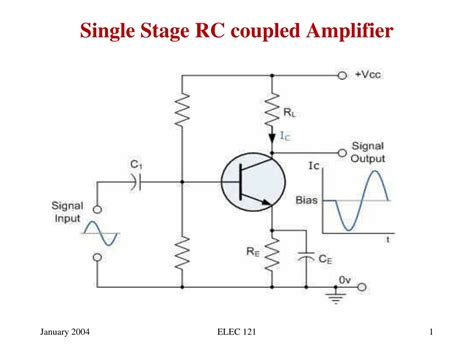 Circuit Diagram Of Single Stage Rc Coupled Amplifier Rc Coup