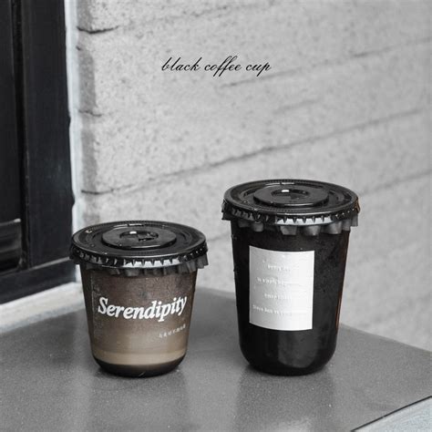 Lbsisi Life 89 구경 일회용 콜드 드링크 컵 블랙 펫 U자형 라떼 아이스 커피 밀크 티 팩 테이크어웨이 컵 50 개입 Aliexpress