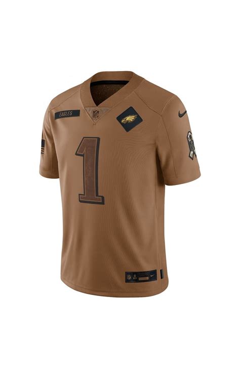 Nike Mens Nike Jalen Hurts Brown Philadelphia Eagles 2023 Salute To