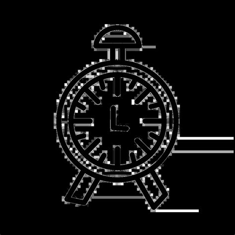 Alarm Clocks Clock Line Iocn Png Images Ai Free Download Pikbest