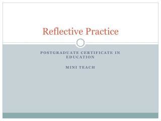 PPT Reflective Practice CPD And Standards Of Care PowerPoint Presentation ID