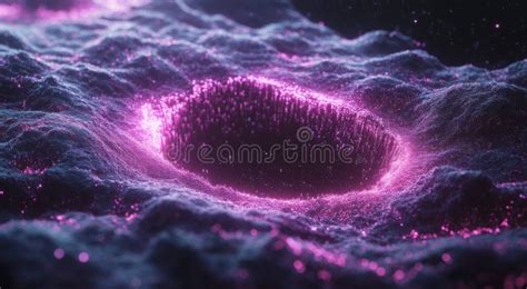 Glowing Connections And Intricate Streams Of Data Form A Complex