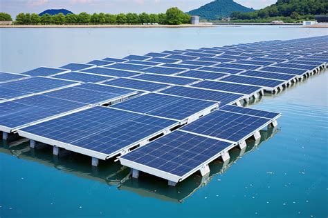 池塘上的太陽能發電場 高分辨率 古山炮 可替代能源背景圖片和桌布免費下載