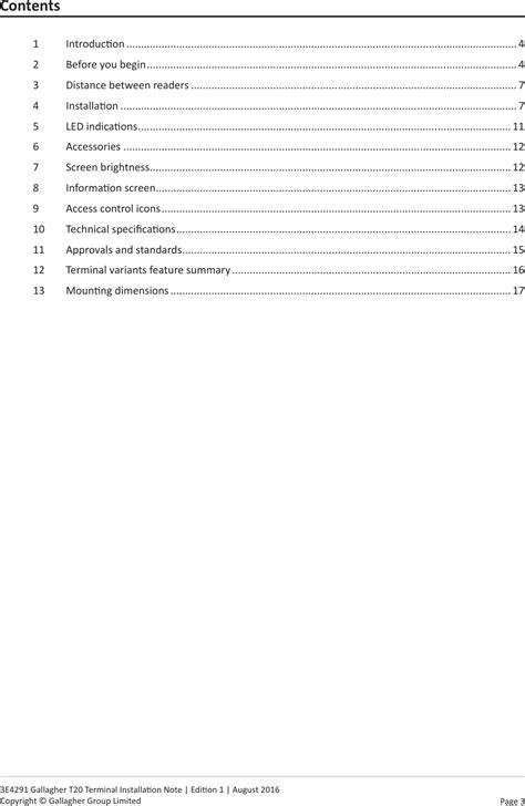 Gallagher Group C30045xa Prox Readers T20 Mifare T20 Mifare Piv And T21 Mifare Piv User Manual 2