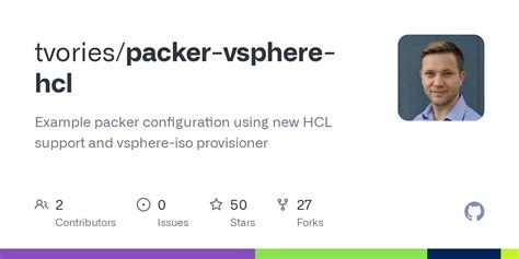 github tvories packer vsphere hcl example packer configuration using new hcl support and