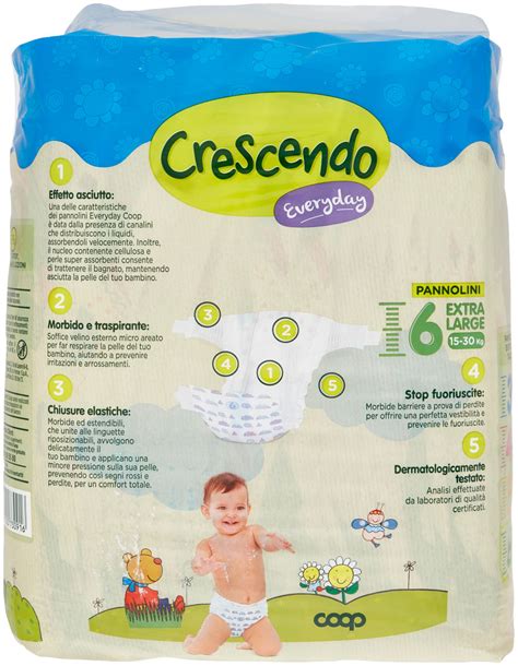 Unicoop Firenze Pannolini Coop Crescendo Everyday Tg 6 Pz19