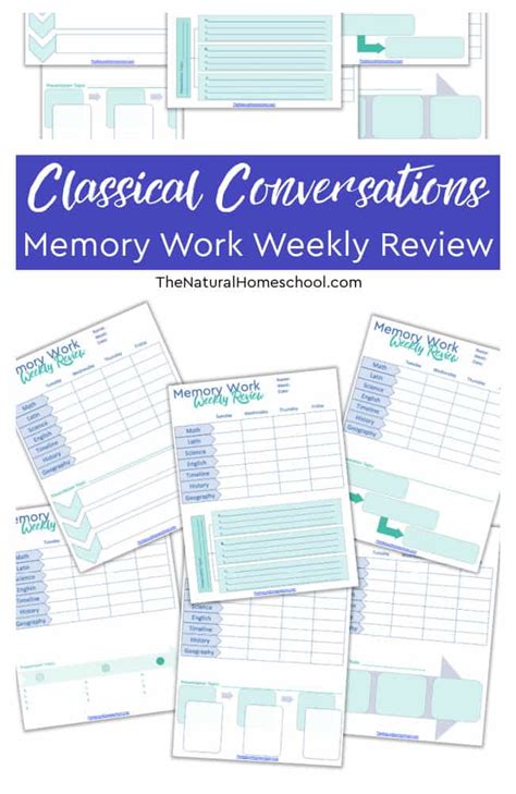 Free Printable Classical Conversations Memory Work Free Homeschool Deals
