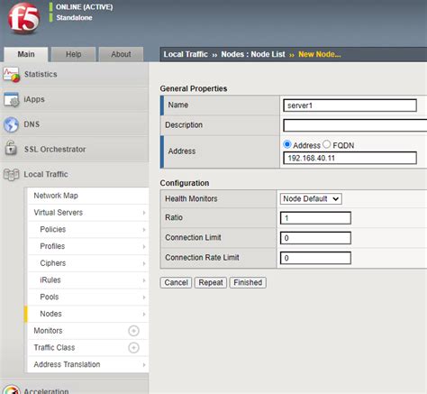 F BigIP Setting Up Virtual Server With SSL Offload