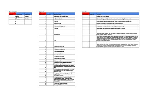 Mysql Efficient Cookbook Recipe Database With Many Independent
